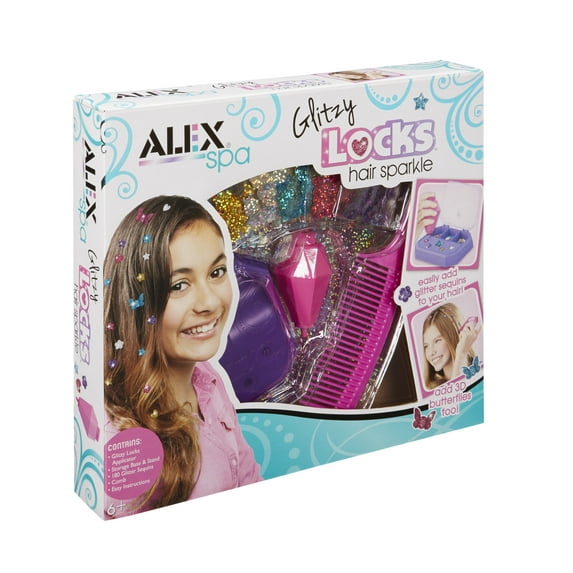Alex Spa Glitzy Locks Hair Sparkle - Walmart.com
