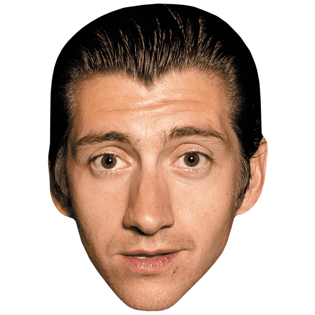Alex Turner (Smile) Celebrity Mask, Flat Card Face, Fancy Dress Mask ...
