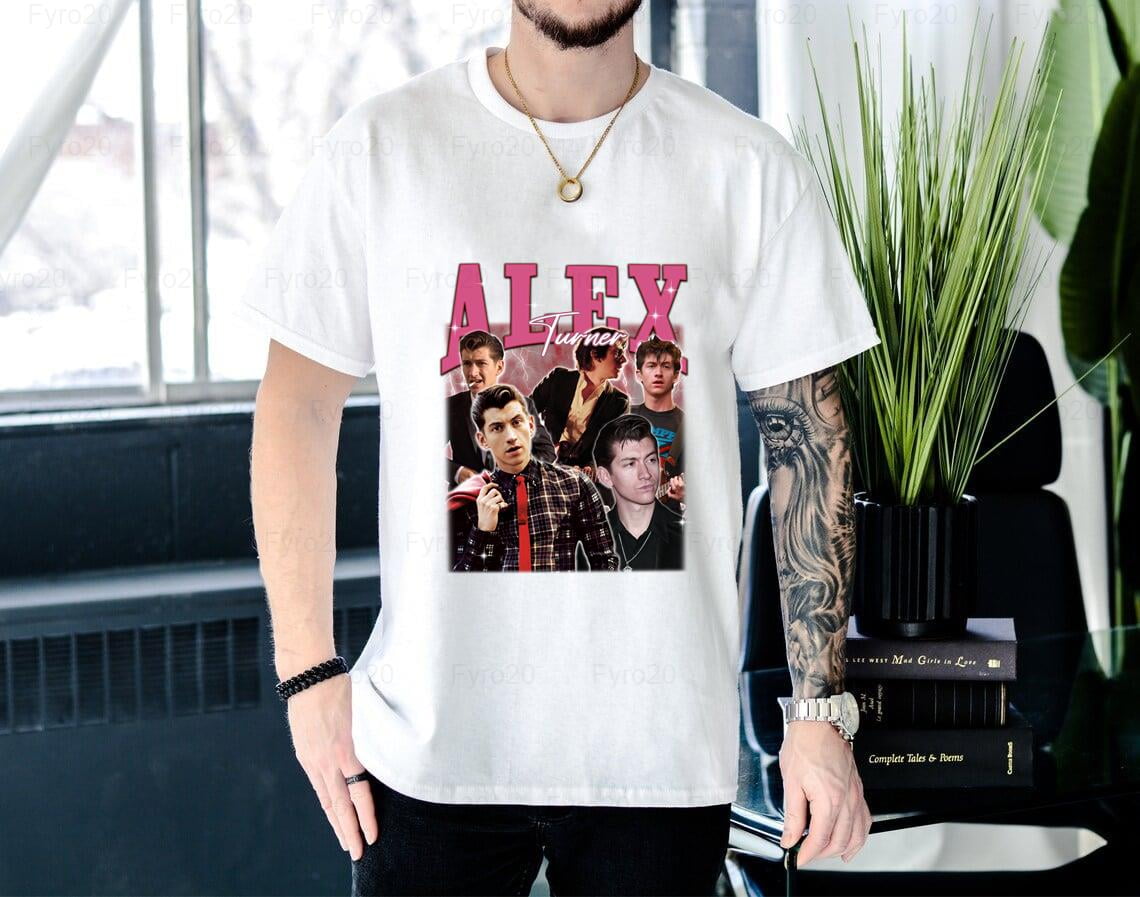 Alex Turner T-shirt Indie Nostalgia in Retro Tour Mood V1130626, for men & women, up to size 5XL ...