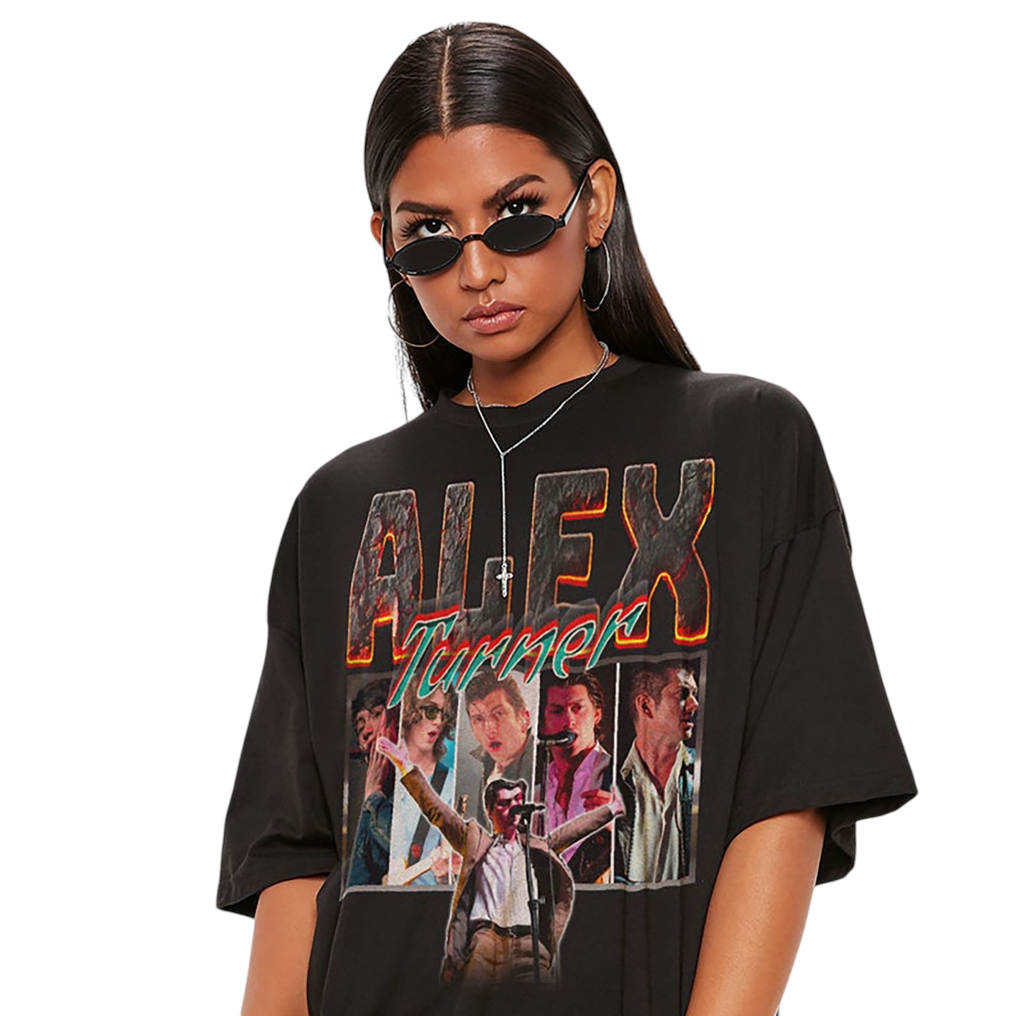 Alex Turner Vintage Retro Unisex Classic 2D T-Shirt - Vocalist Singer ...