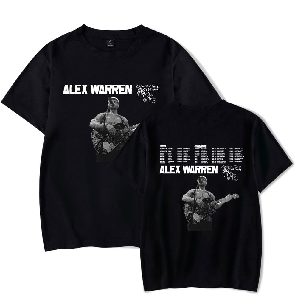 Customer reviews for Alex Warren Cheaper Than Therapy Tour T-Shirt ...