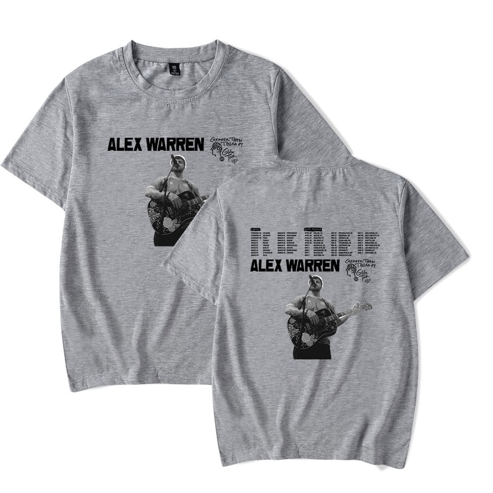 Alex Warren Cheaper Than Therapy Tour T-Shirt Merch For Women/Men ...
