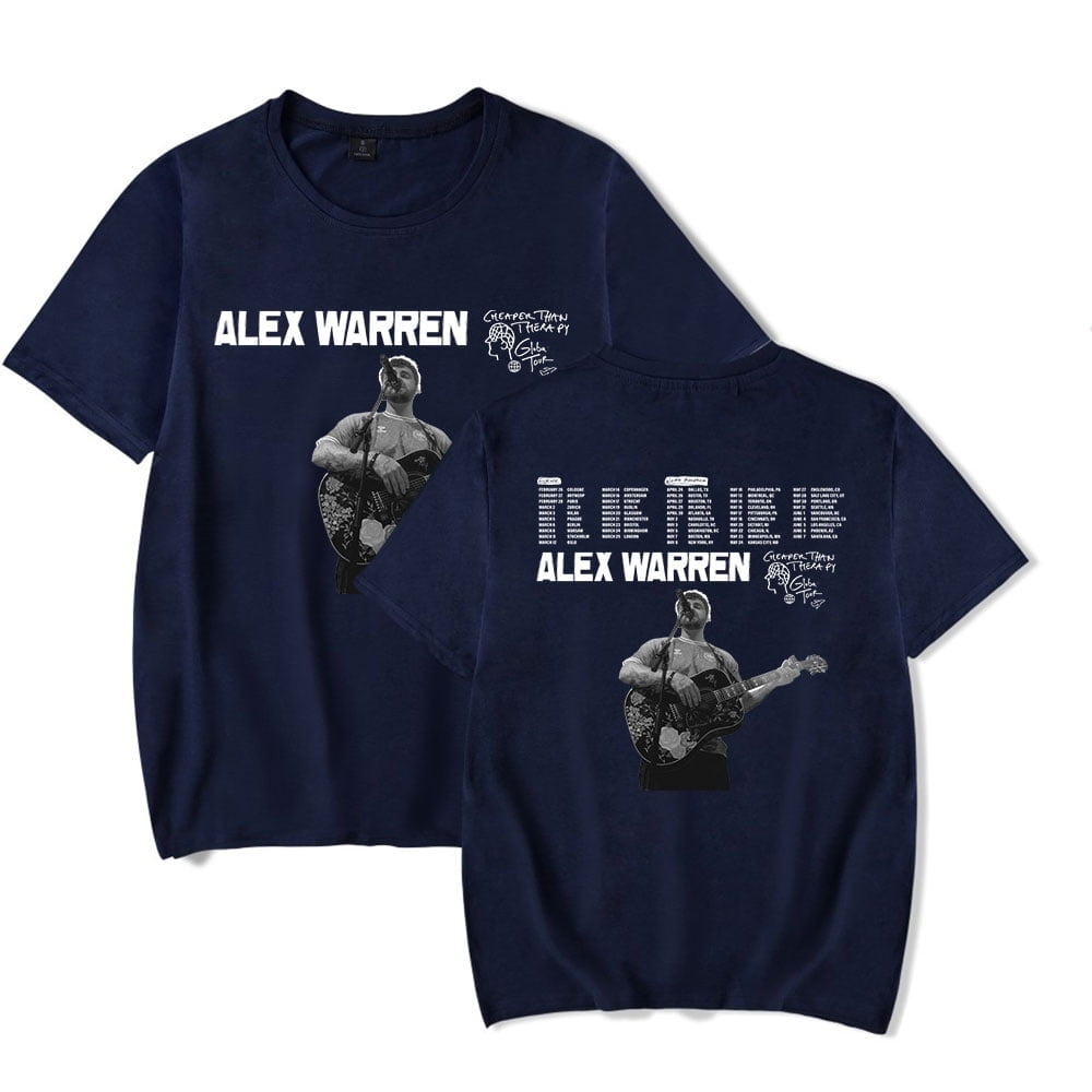 Alex Warren Cheaper Than Therapy Tour T-Shirt Merch Unisex Men Women ...