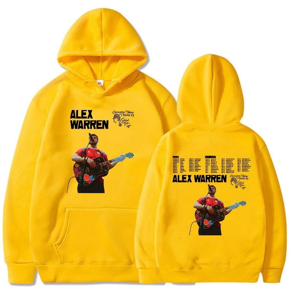 Alex Warren Merch Cheaper Than Therapy Tour 2025 Hoodie Unisex Fashion ...