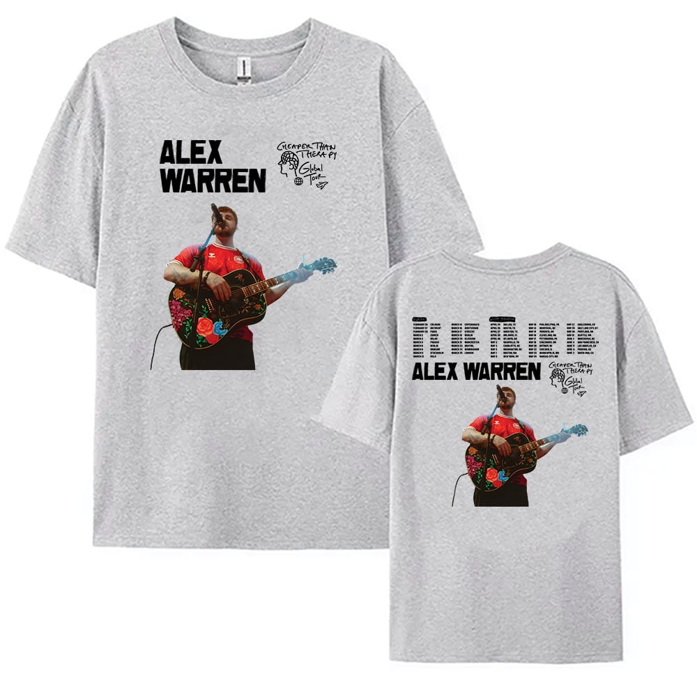 Alex Warren Merch Cheaper Than Therapy Tour 2025 Printing Tshirts ...