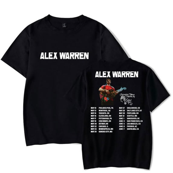 Alex Warren Merch Cheaper Than Therapy Tour 2025 T-Shirt Unisex Fashion ...