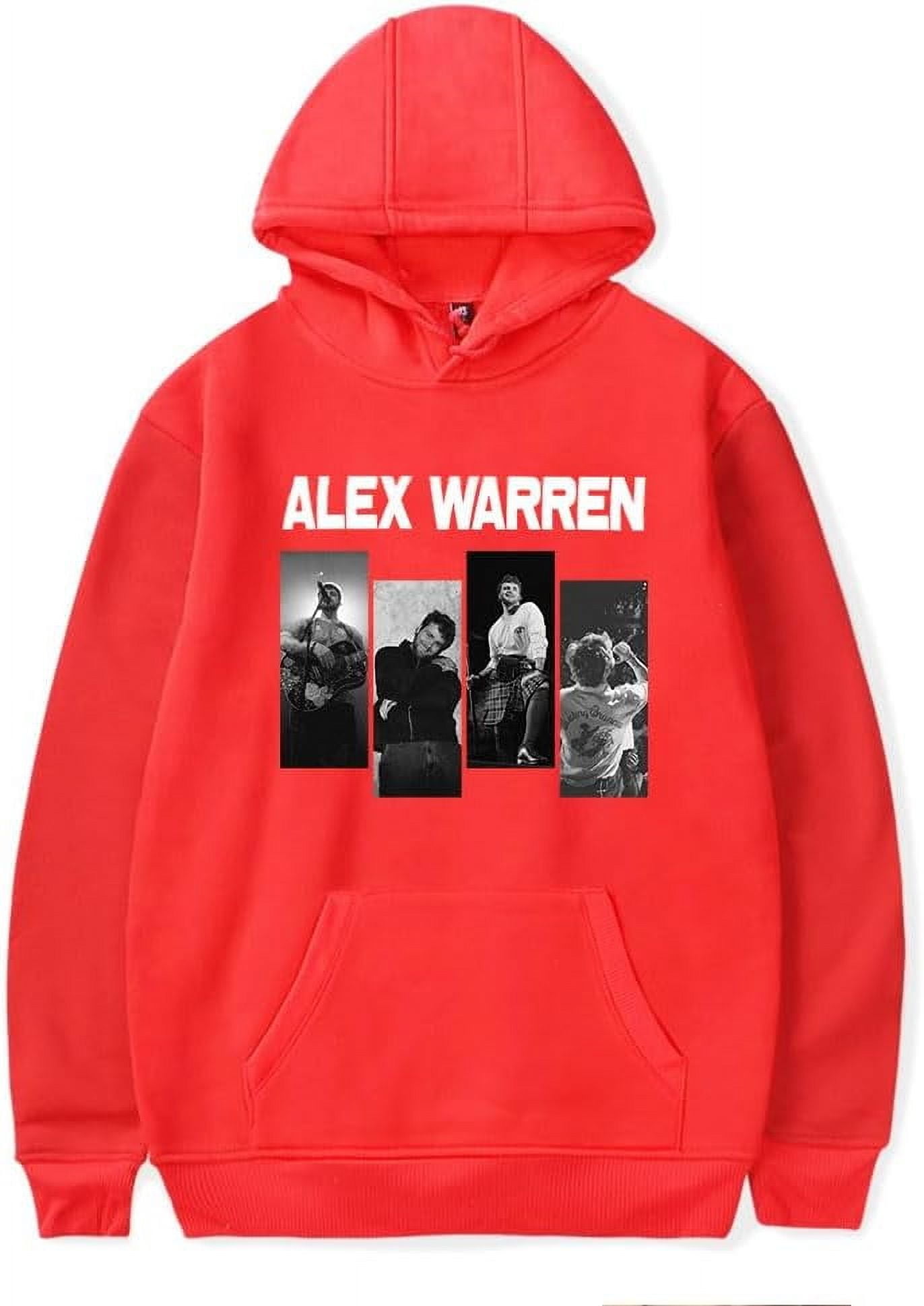 Alex Warren Merch - Trendy Photo Print Long Sleeve Pullover Hoodie ...