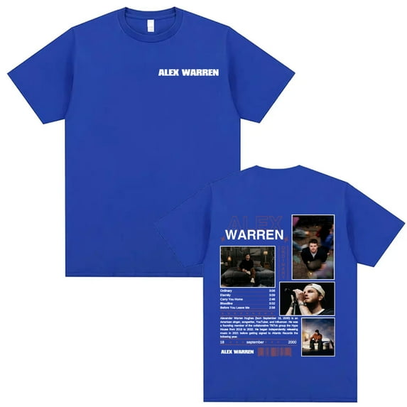 Alex Warren Ordinary Tour 2025 Merch Unisex Oversized Soft Cotton ...