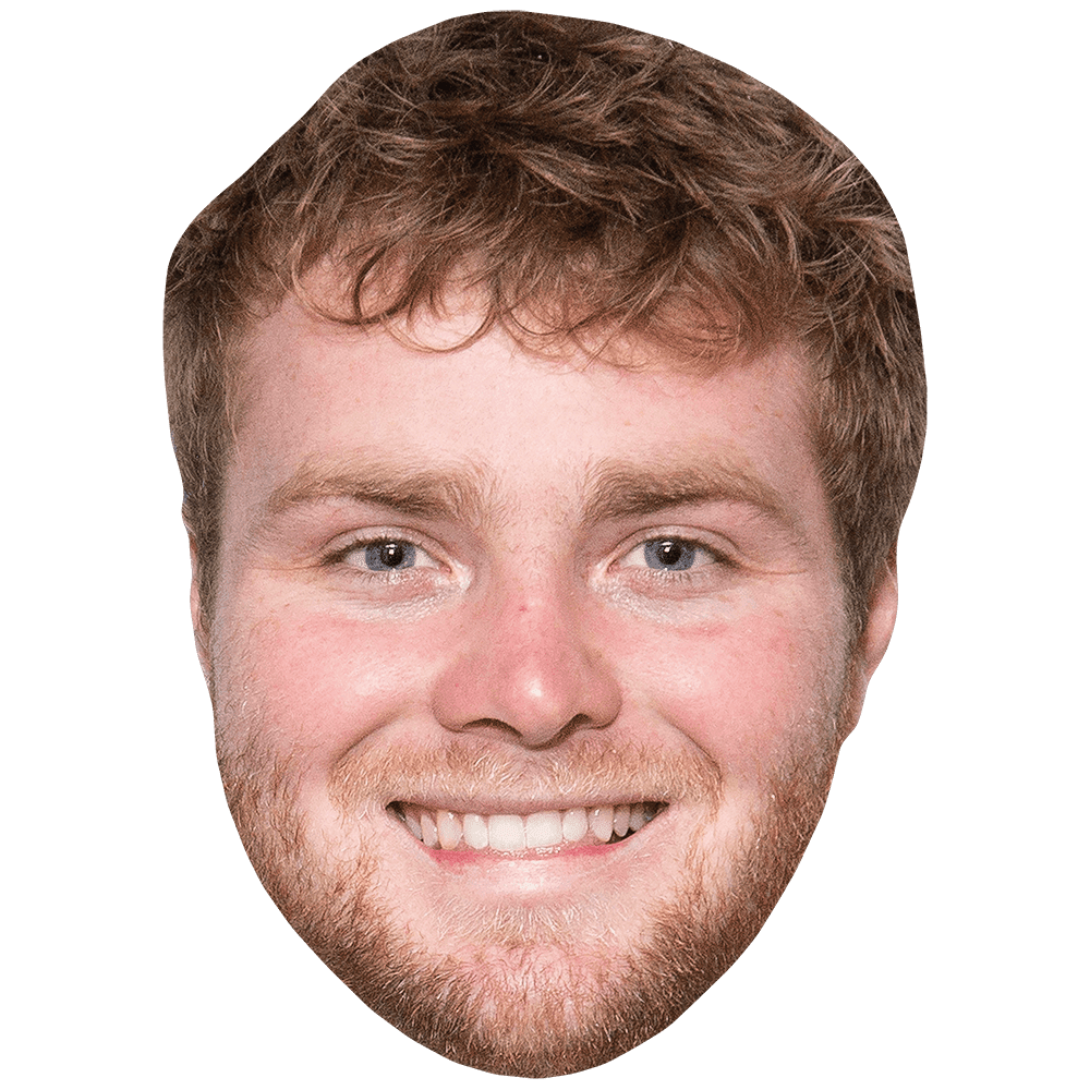 Alex Warren (Smile) Celebrity Mask, Flat Card Face, Fancy Dress Mask ...