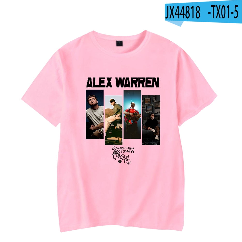 Alex Warren T-Shirt Merch Women/Men Unisex Summer Hiphop O-neck Short ...