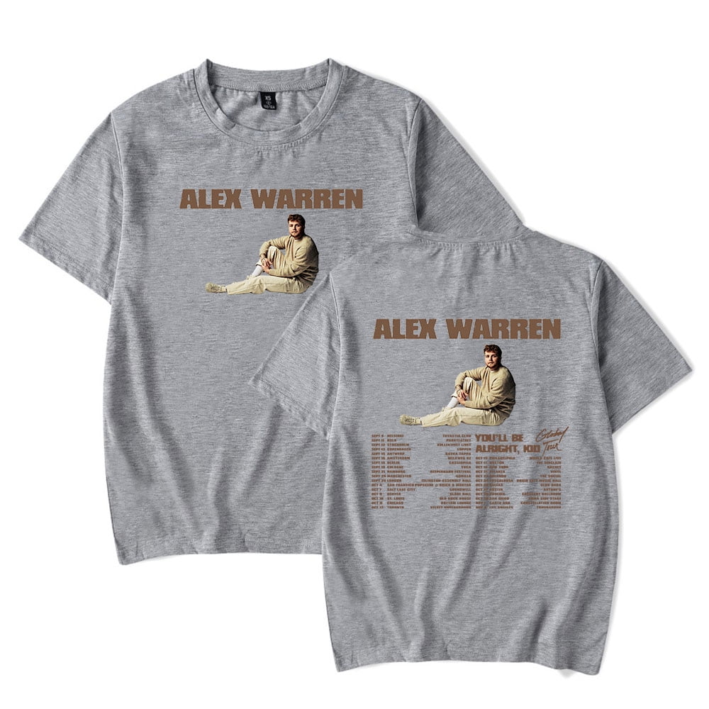 Alex Warren T-Shirt You’ll Be Alright The Tour Merch Women/Men Unisex ...