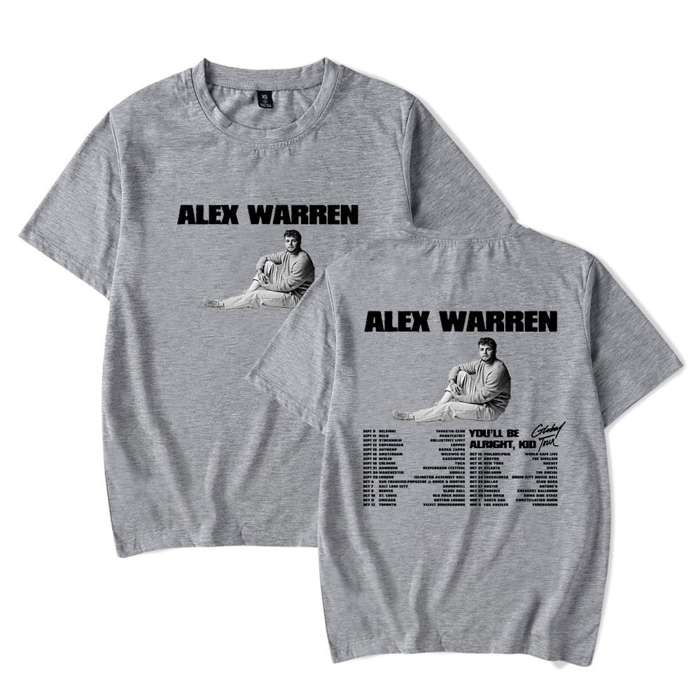 Alex Warren T-Shirt You’ll Be Alright The Tour Merch for Women and Men ...