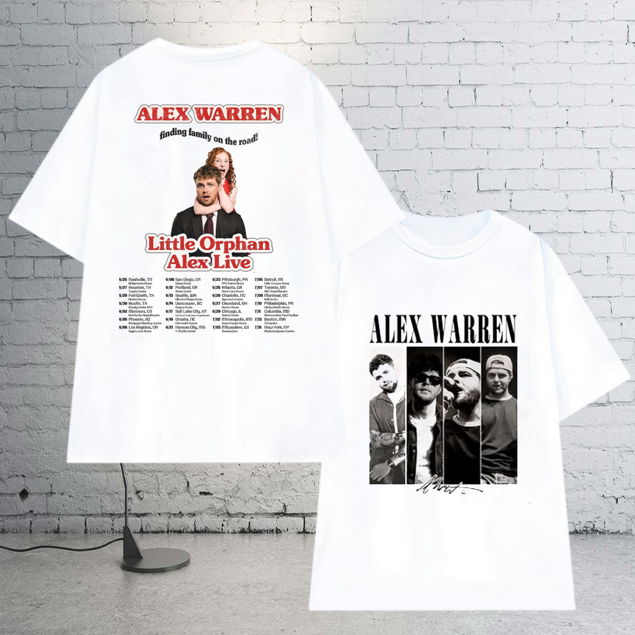 Alex Warren Vintage Shirt, Alex Warren Tour 2026 Shirt, Alex Warren ...