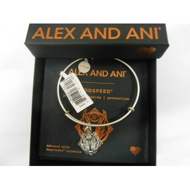 Alex and Ani Initial S Two-Tone Charm Bangle Bracelet - Rafaelian Gold and Silver Finish ...