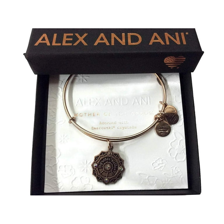 Alex and Ani Mother of the Groom Charm Bangle Rafaelian Rose Gold Walmart