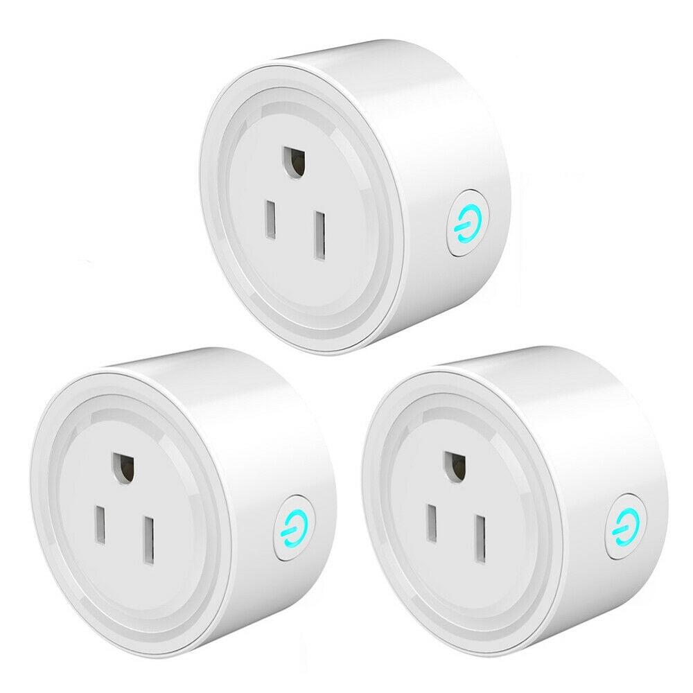 AlexTong WiFi Plugs Works with Alexa and Google Home,2.4G Wi-Fi Outlet ...