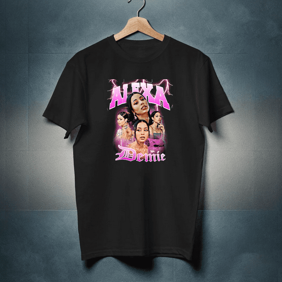 Alexa Demie Graphic T Shirt Street Wear Apparel Unisex Heavy Cotton Tee ...