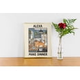 Alexa Make Dinner Print, Lazy Cat Kitchen Poster, Unframed Paper Poster ...