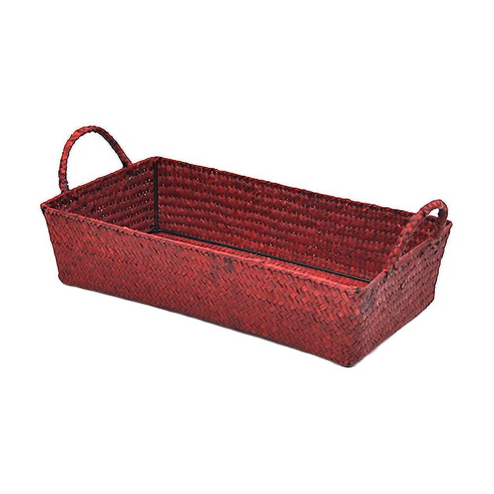 Alexa Slim Rectangular Tray Basket with Handles 15in - Walmart.com