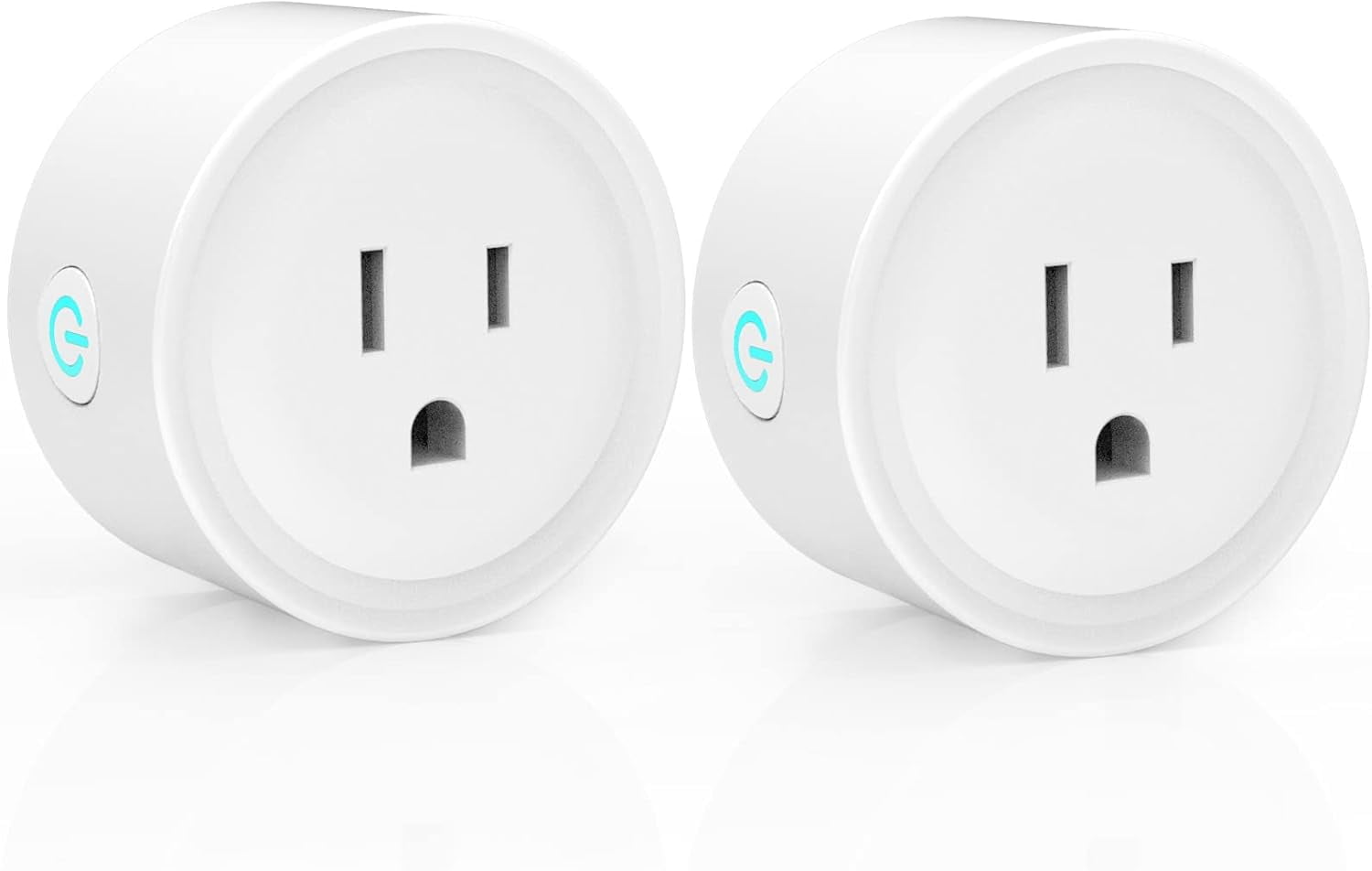 Alexa Smart Plugs 2 Pack - Wireless 2.4G WiFi Outlet Controlled by ...