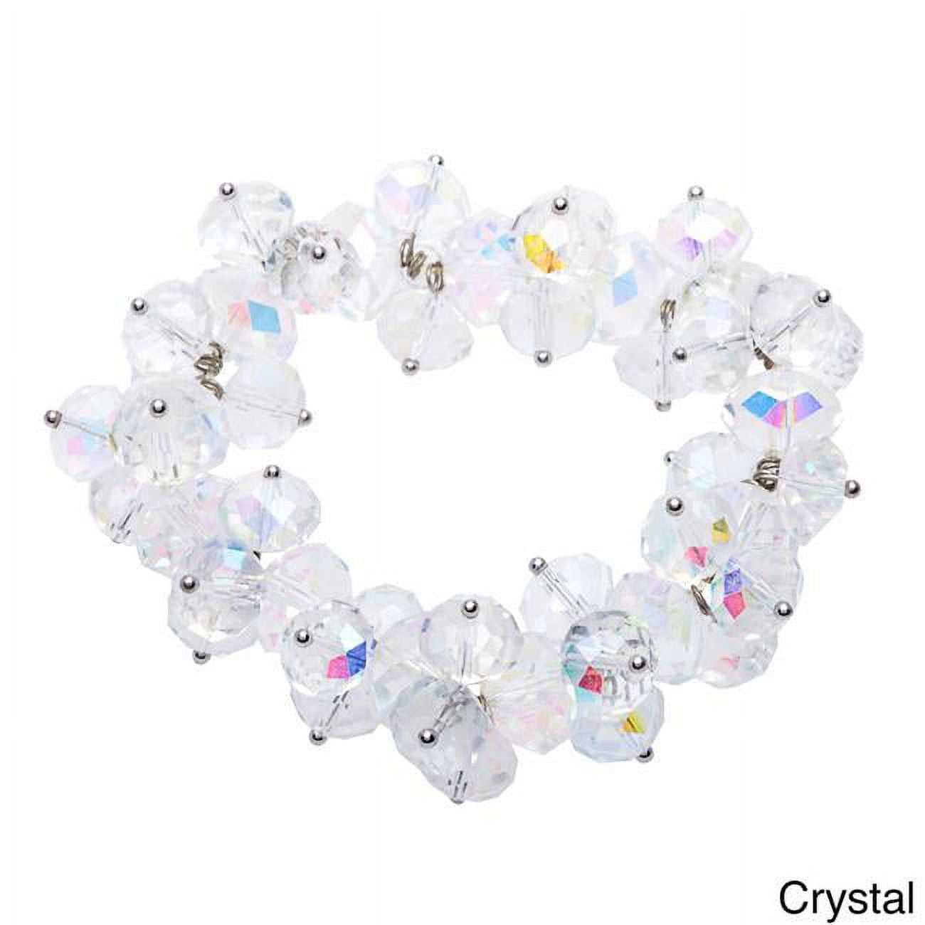 Alexa Starr 4374-B-Cry Tire Bead Cluster Bracelet - Walmart.com