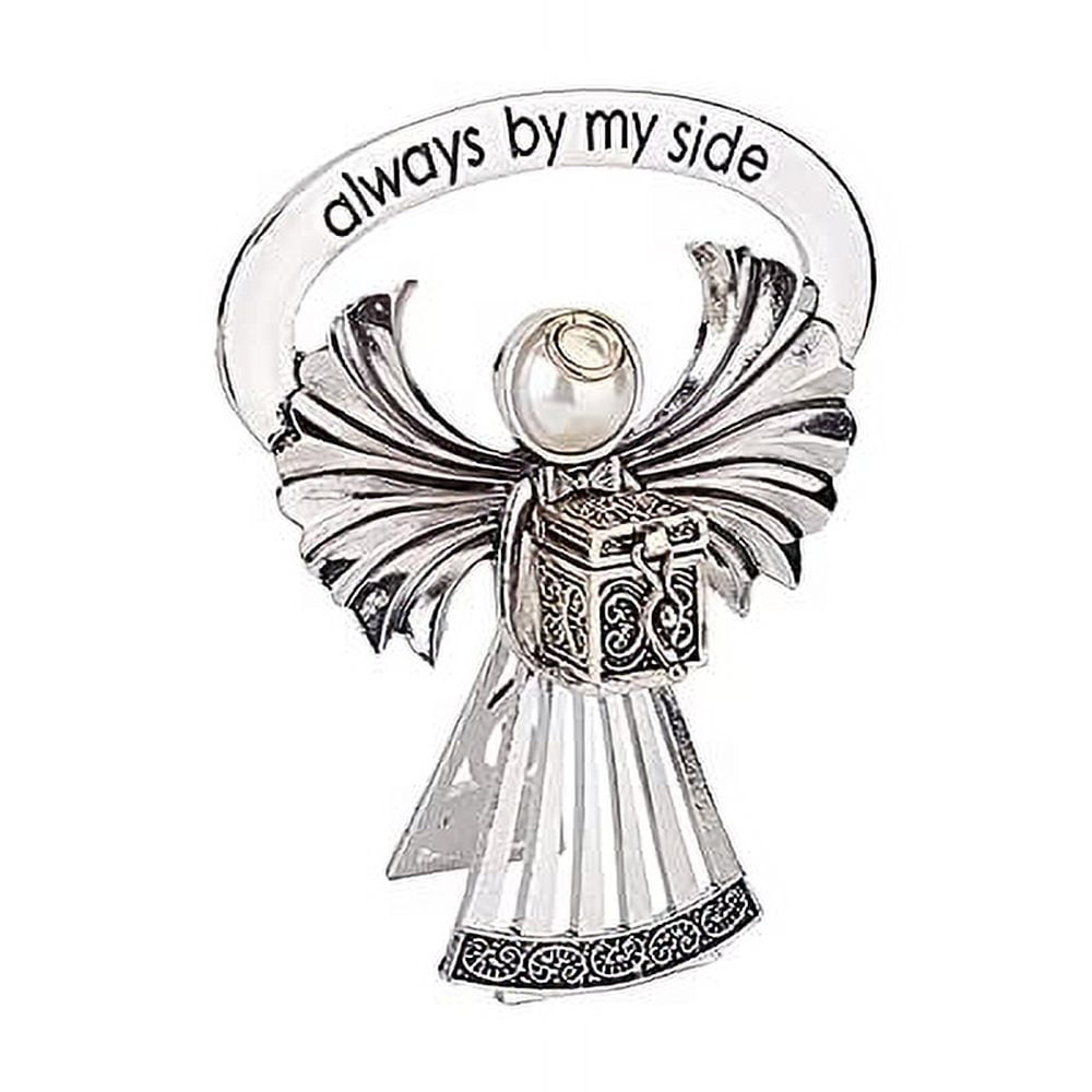 Roman 223633 Prayer Box Bedside Angel Charm with Card, 3-inch Height ...