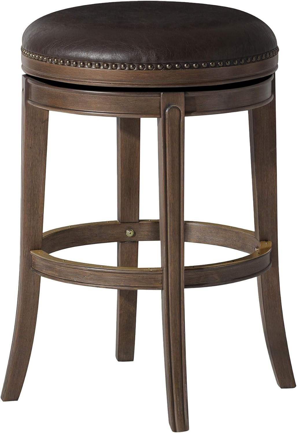 Alexander 31 Inch Tall Bar Height Rotating Backless Barstool in ...