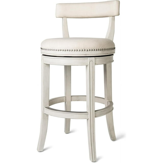 Alexander 31 Inch Tall Bar Height Rotating Low Back Barstool in ...