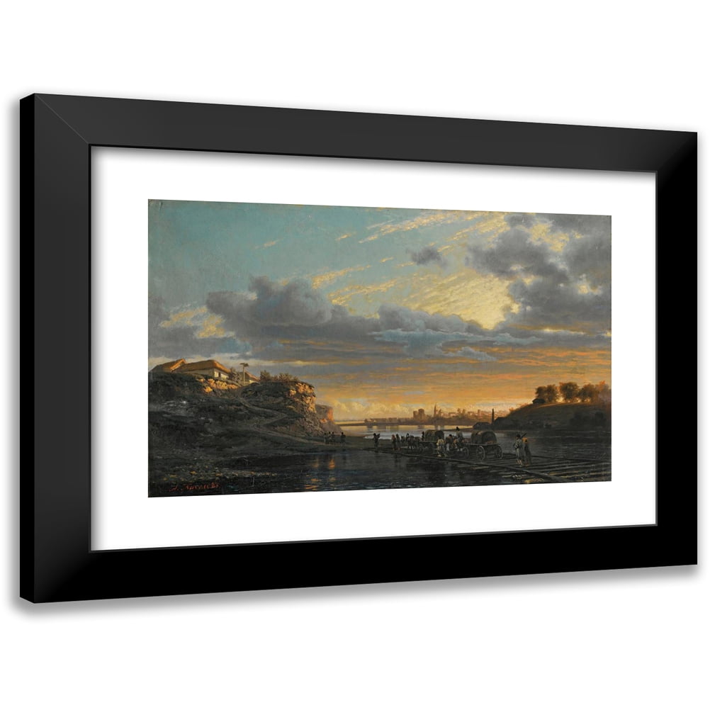 Alexander Alexandrovich Kiselev 18x13 Black Modern Framed Museum Art ...