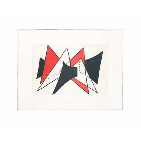 Alexander Calder "Stabile Ii" Lithograph For DÃ¨rriere Le Miroir 1976 ...