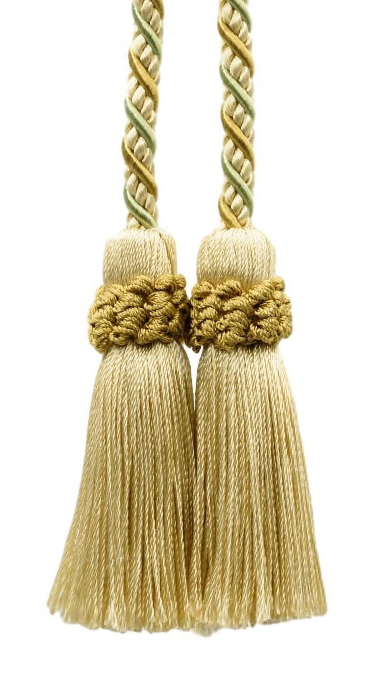 Alexander Collection Decorative Double Tassel Curtain and Drapery ...