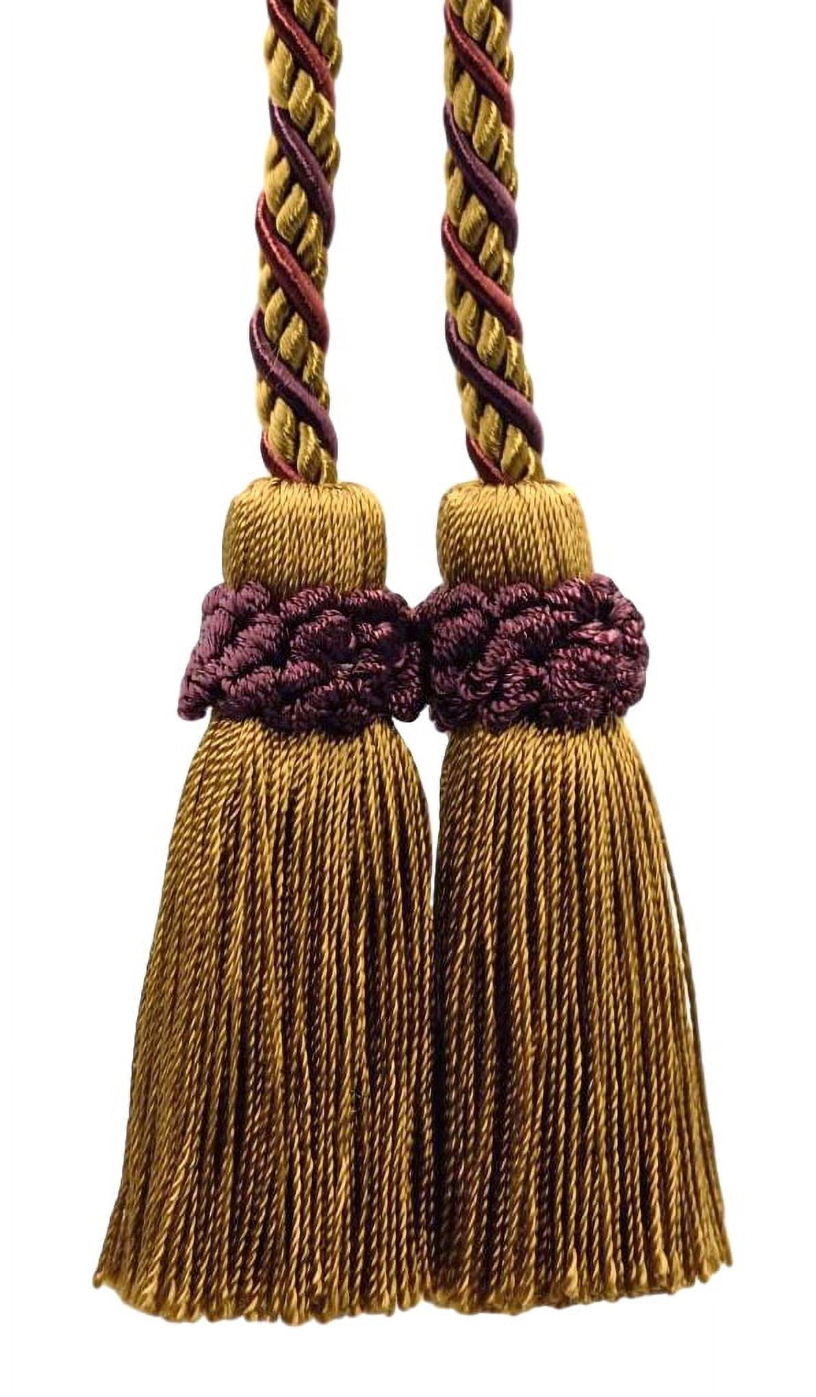 Alexander Collection Decorative Double Tassel Curtain and Drapery ...