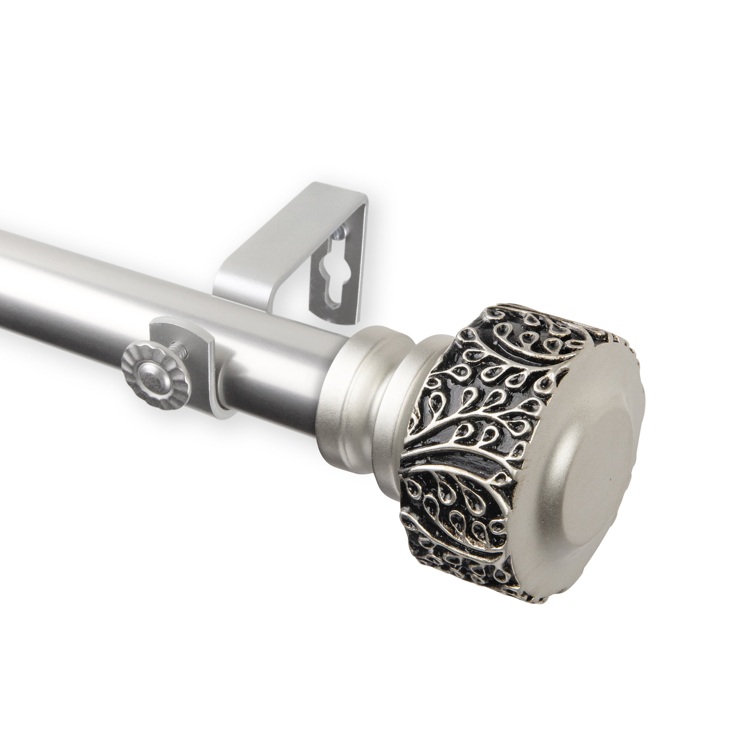 Alexander Curtain Rod 1 inch 28-48 inch - Satin Nickel - Walmart.com