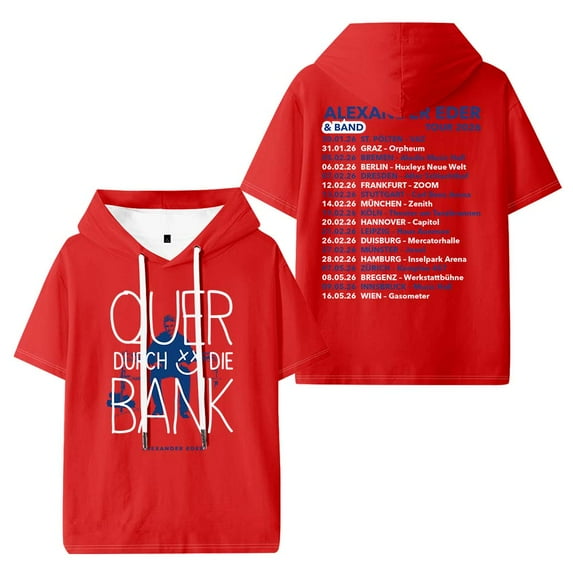 Alexander Eder Quer durch die Bank Tour 2026 Merch Hooded T-Shirts ...