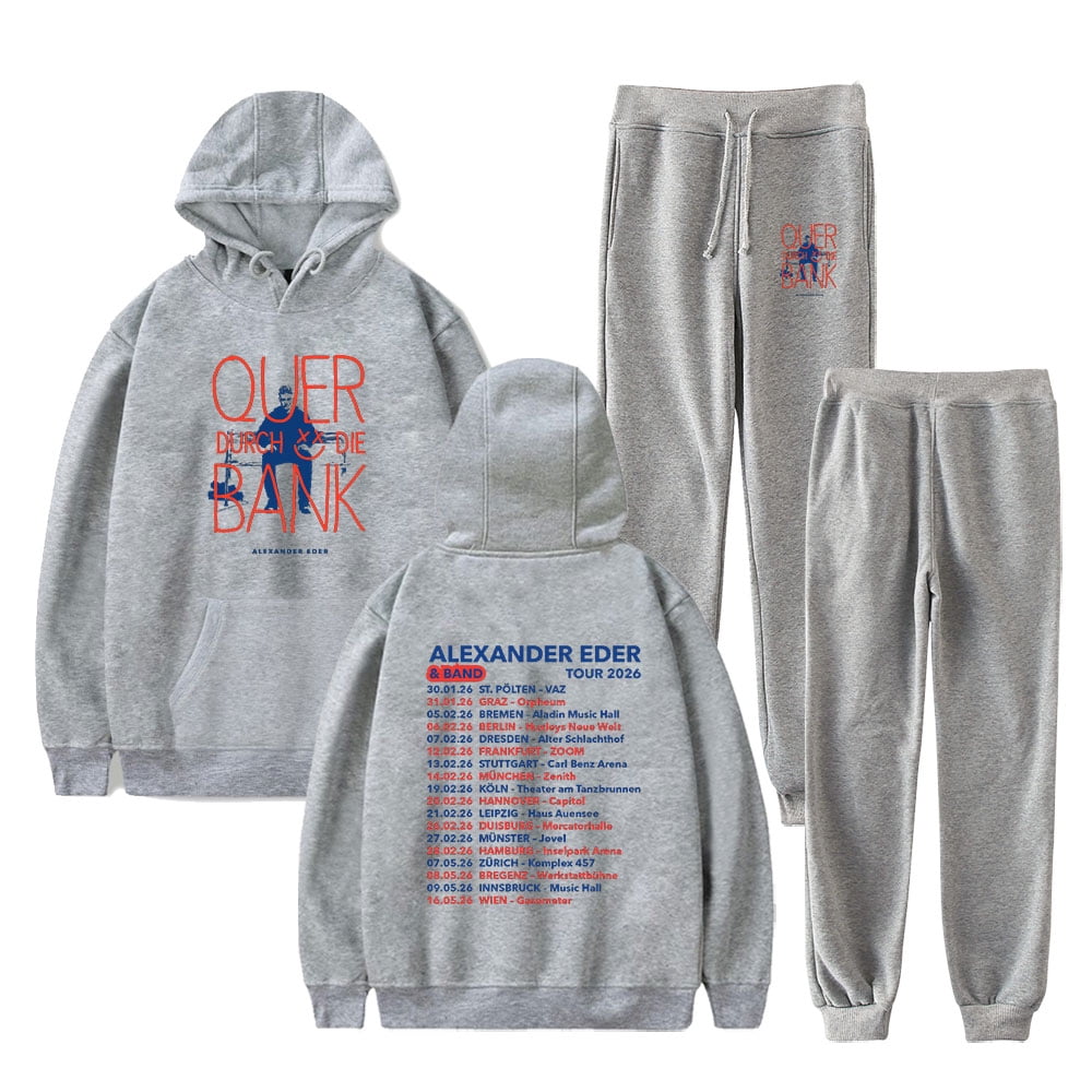 Alexander Eder Quer durch die Bank Tour 2026 Merch Hoodie Suit 2 Pieces ...