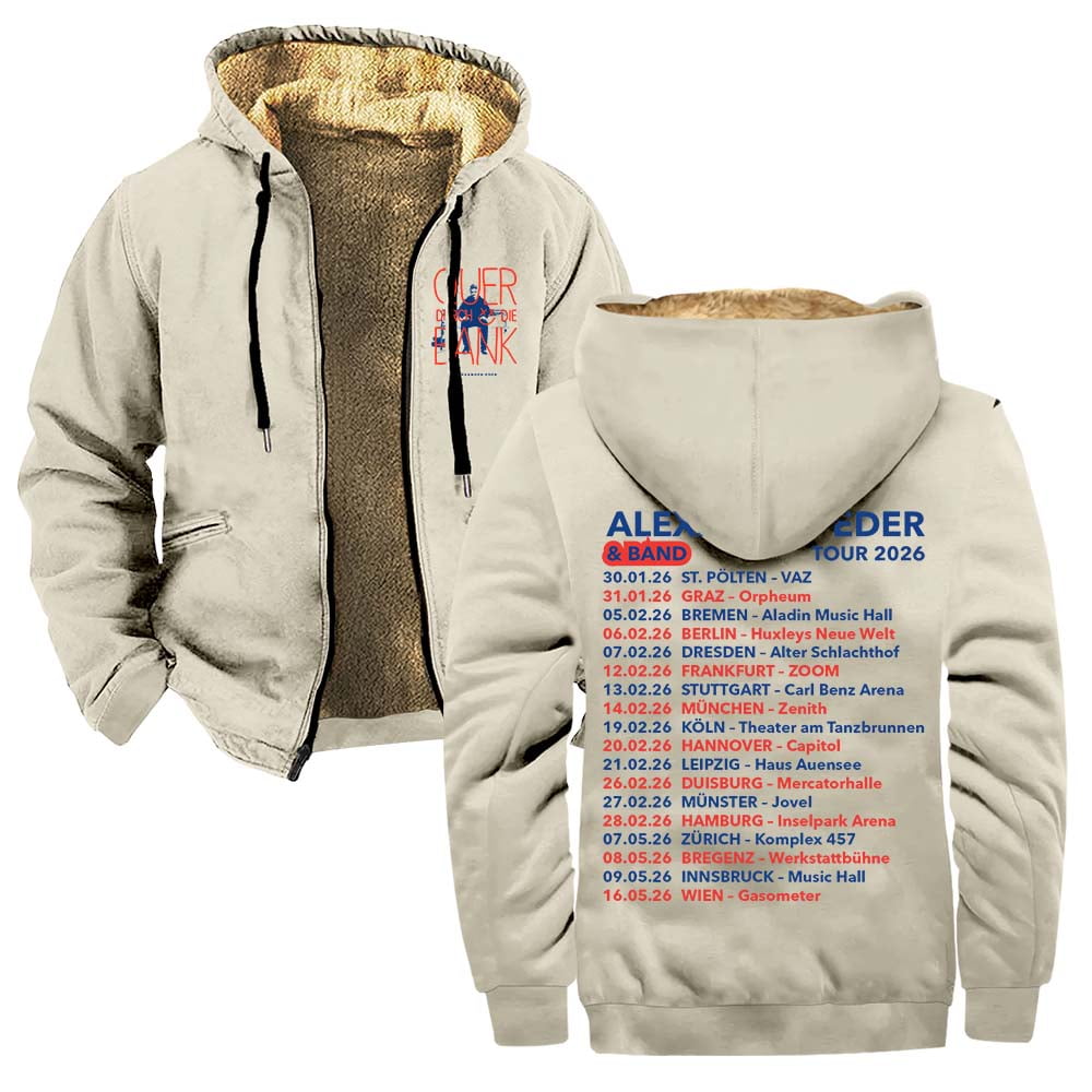 Alexander Eder Quer durch die Bank Tour 2026 Merch Zipper Hoodies Women ...