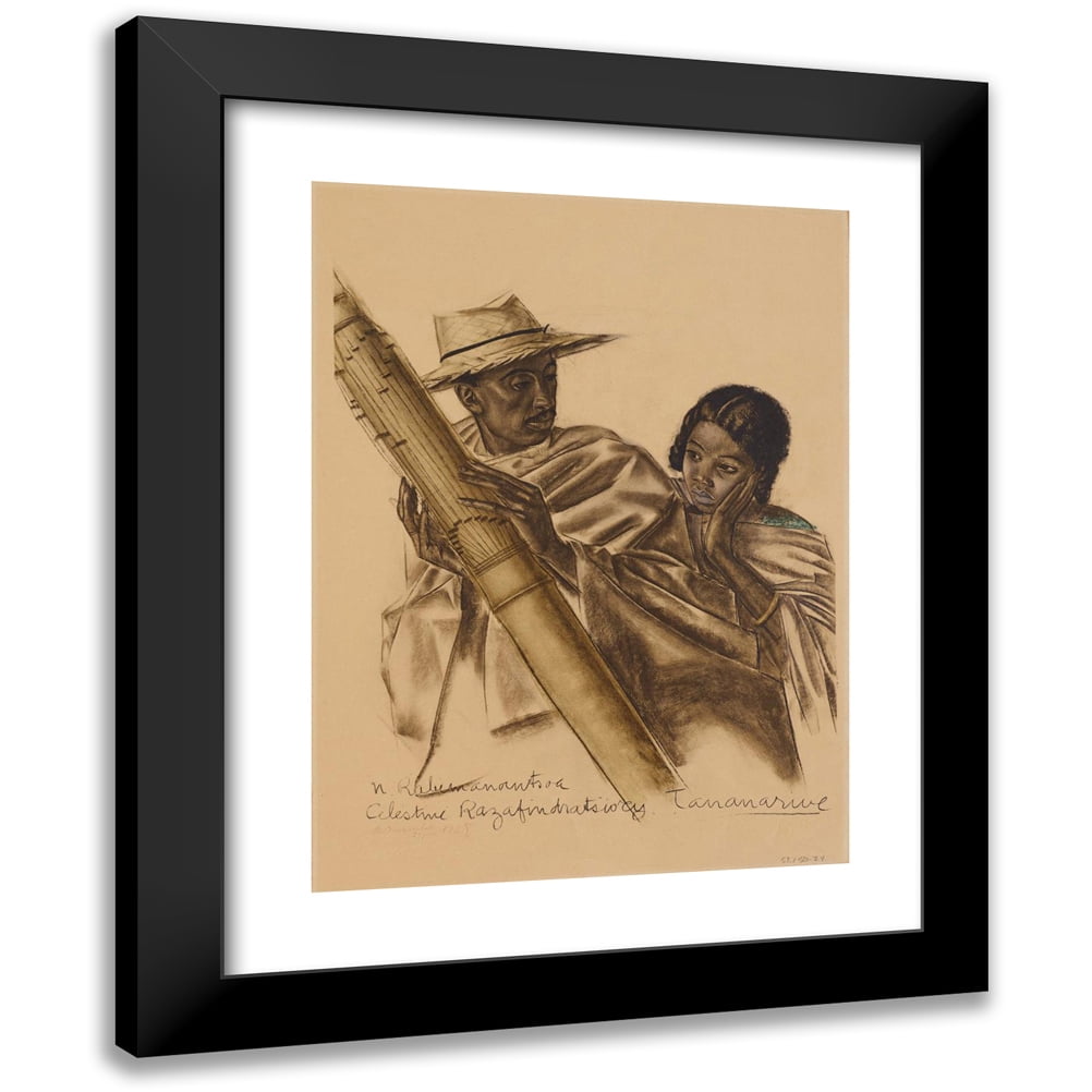 Alexander Evgenievich Yakovlev 19x24 Black Modern Framed Museum Art ...