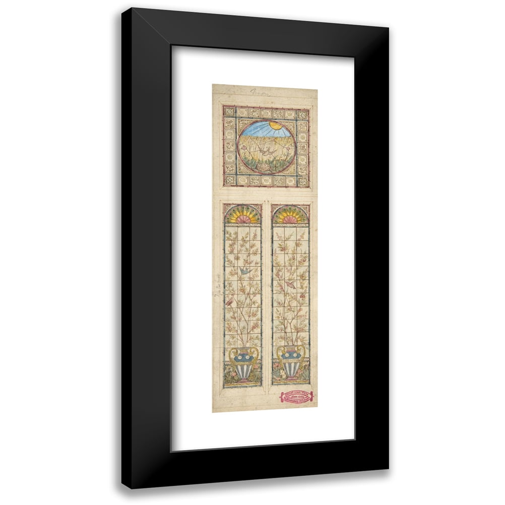 Alexander Gibbs 10x24 Black Modern Framed Museum Art Print Titled