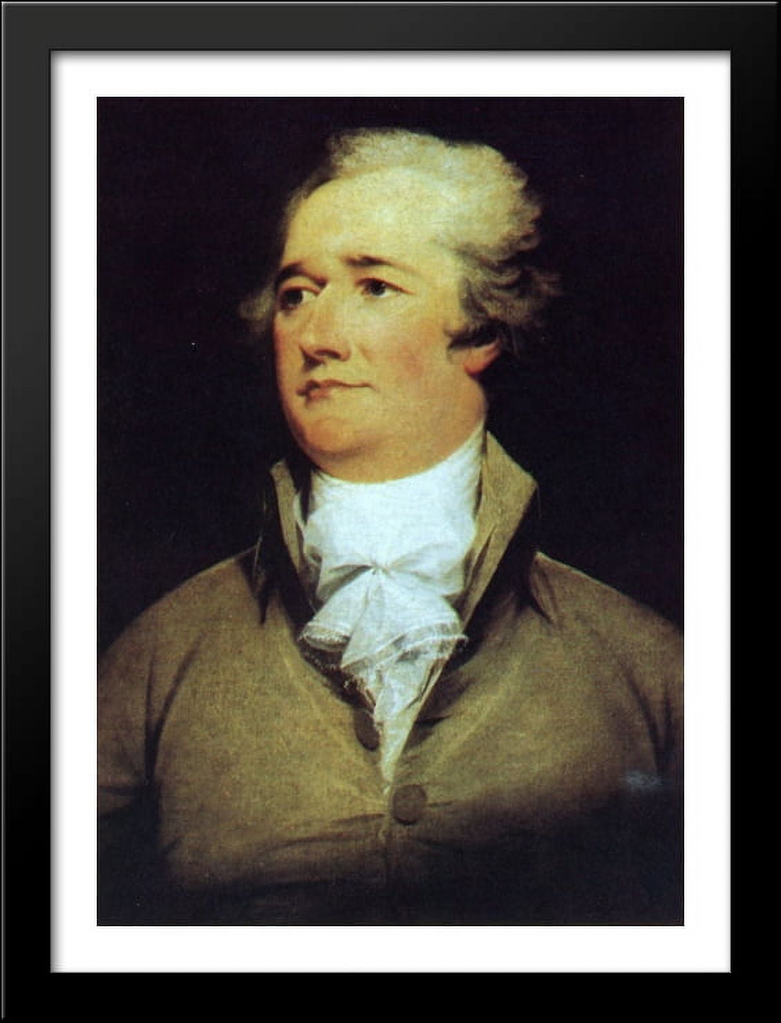 Alexander Hamilton 28x38 Large Black Wood Framed Print Art by John ...