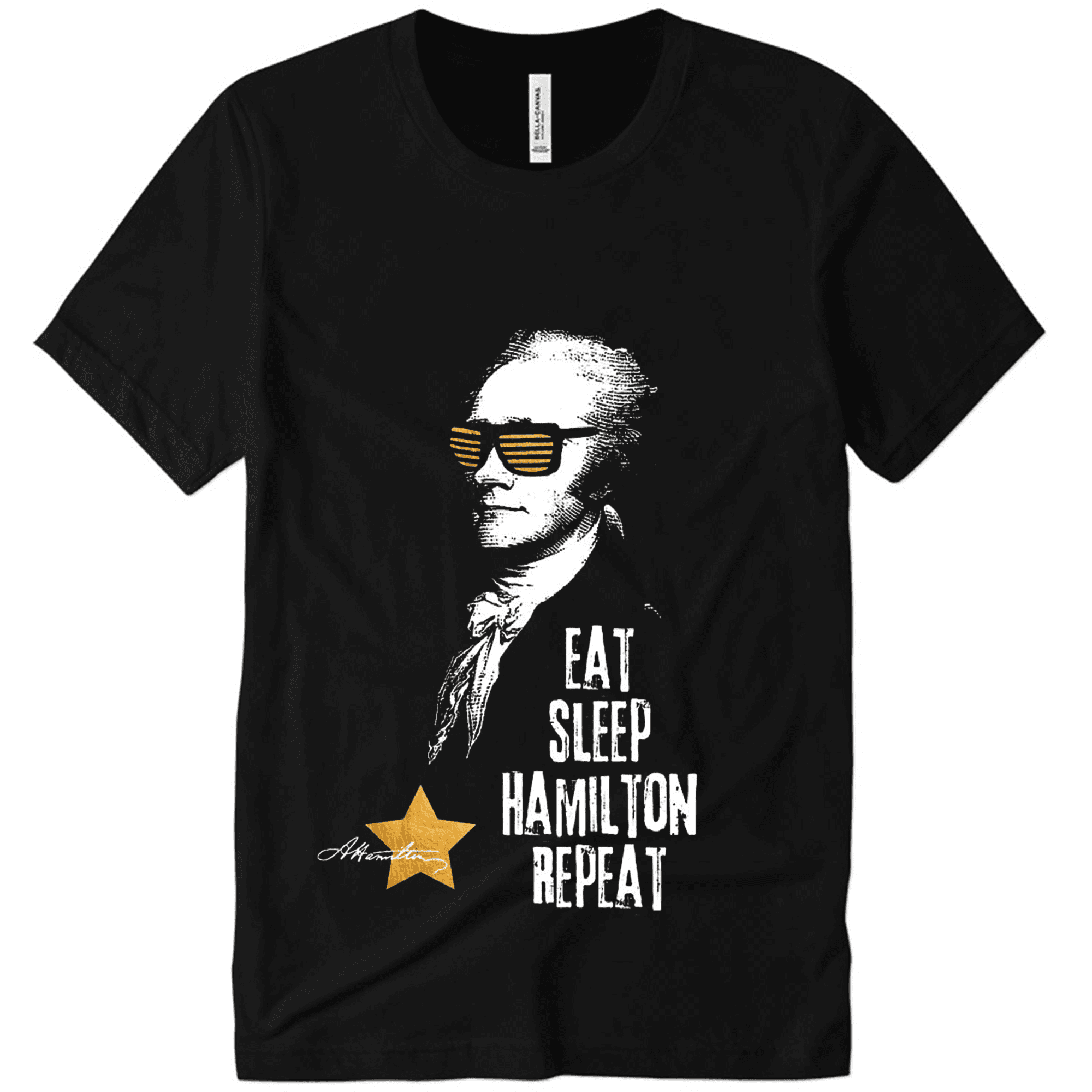 Alexander Hamilton. Eat. Sleep. Hamilton. Repeat. T-shirt - Walmart.com