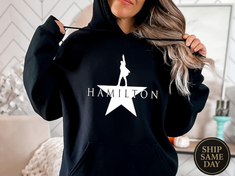 Alexander Hamilton Musical Hoodie, Broadway Rise Up Design - Walmart.com