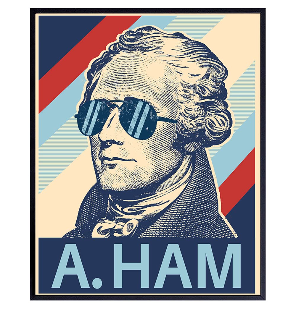 Alexander Hamilton Wall Art Decor - 8x10 Home, Room, Classroom ...