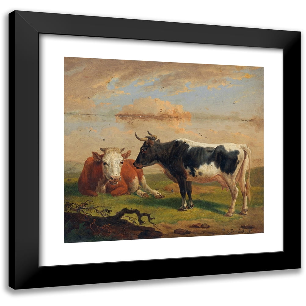 Alexander Johann Dallinger von Dalling 16x15 Black Modern Framed Museum ...