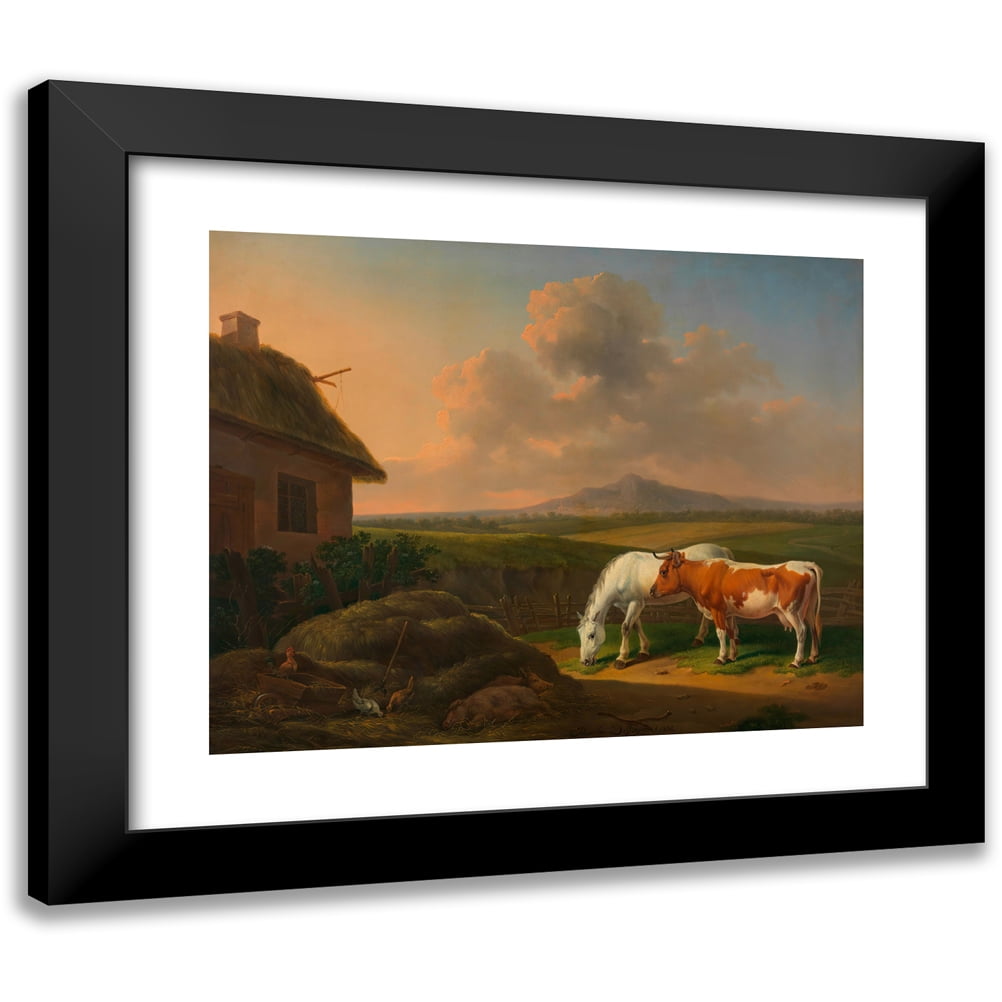 Alexander Johann Dallinger von Dalling 18x15 Black Modern Framed Museum ...