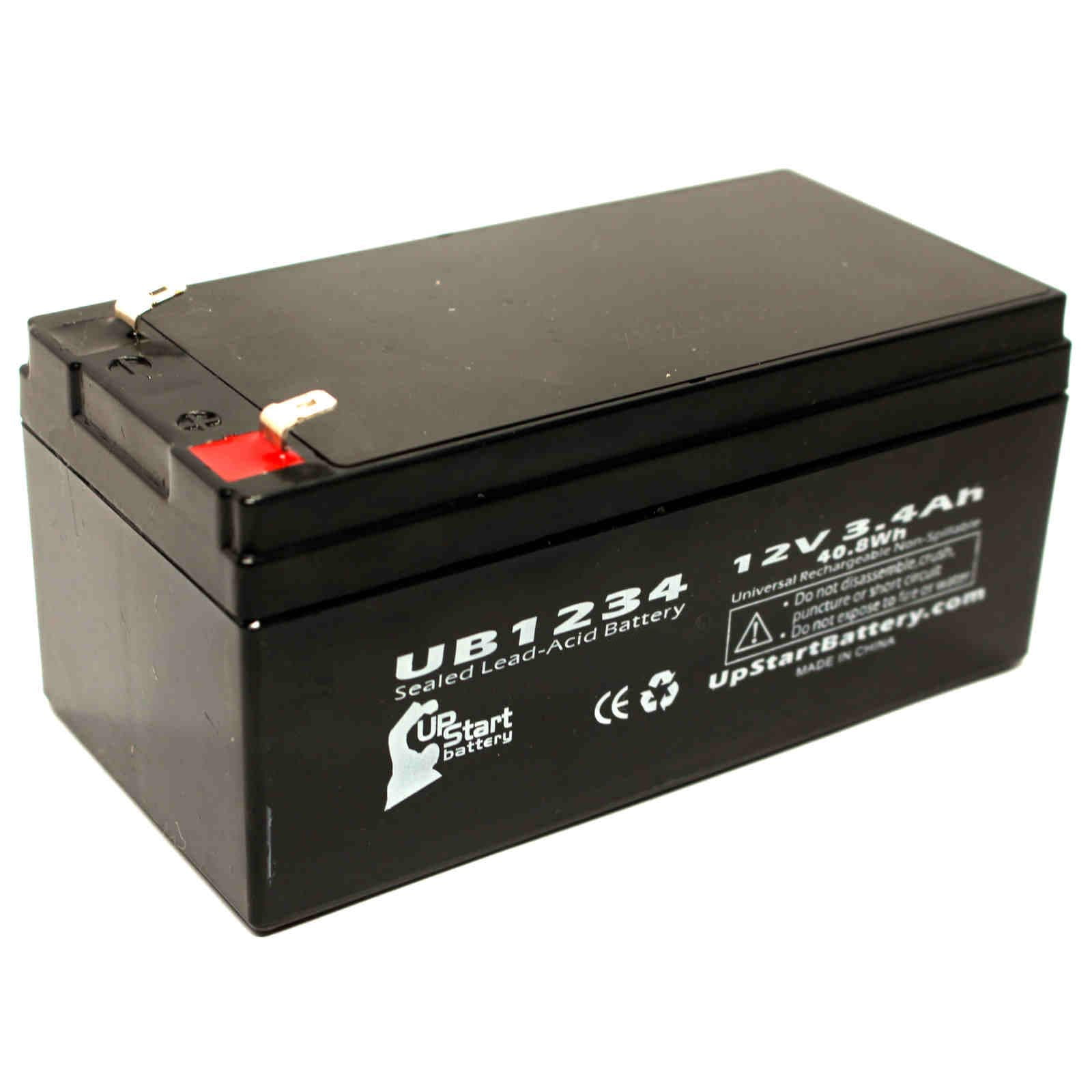 Alexander LCR12V3.4P Battery Replacement - UB1234 Universal Sealed Lead ...