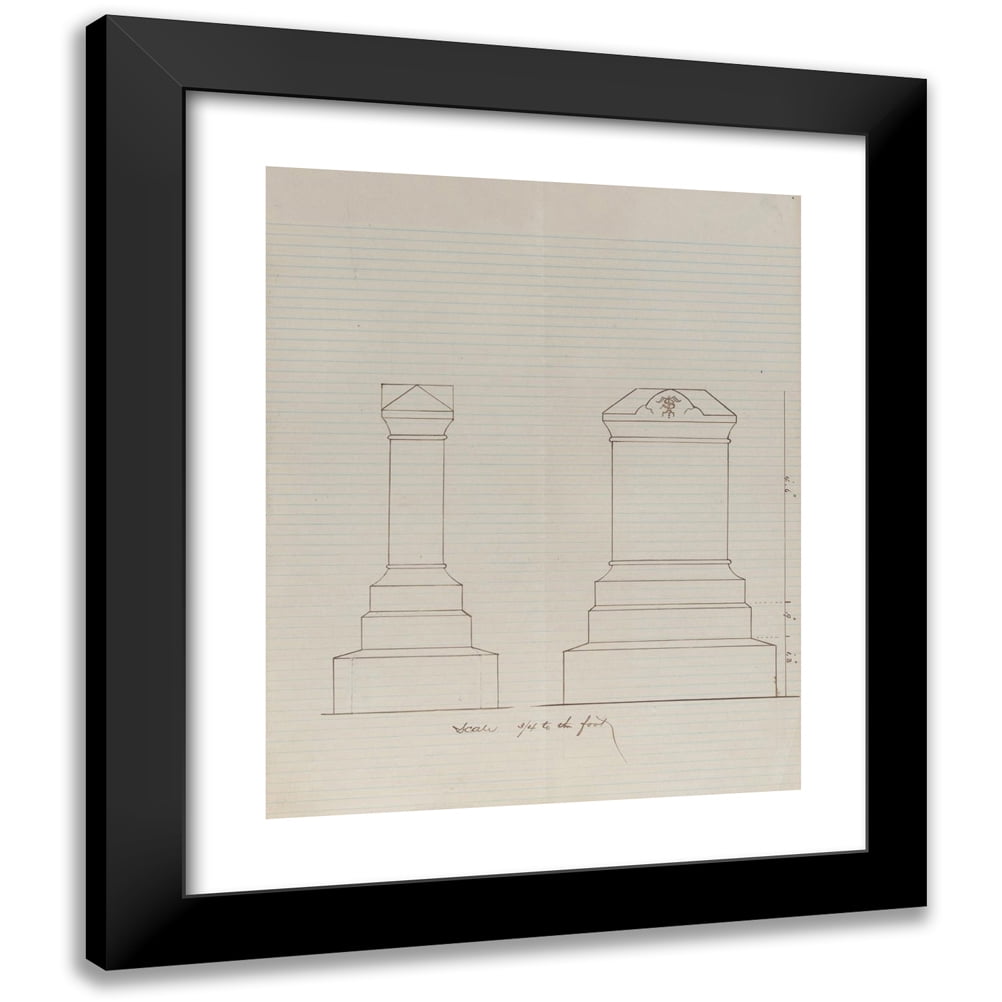 Alexander Maxwell 12x14 Black Modern Framed Museum Art Print Titled ...