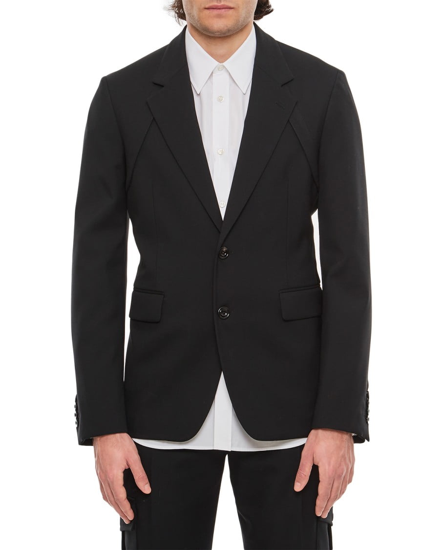 Alexander Mcqueen Wool Gabardine Harness Jacket (Men's) - Walmart.com