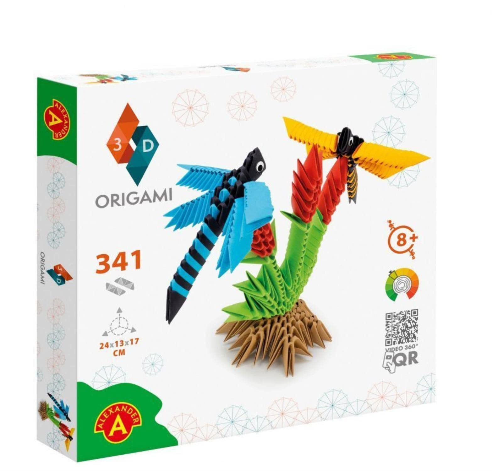 Alexander Origami 3D 501826-3D SSF20 Origami Dragonfly - Beautiful 3D ...
