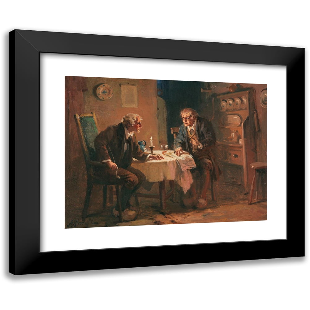 Alexander Rosell 24x19 Black Modern Framed Museum Art Print Titled ...