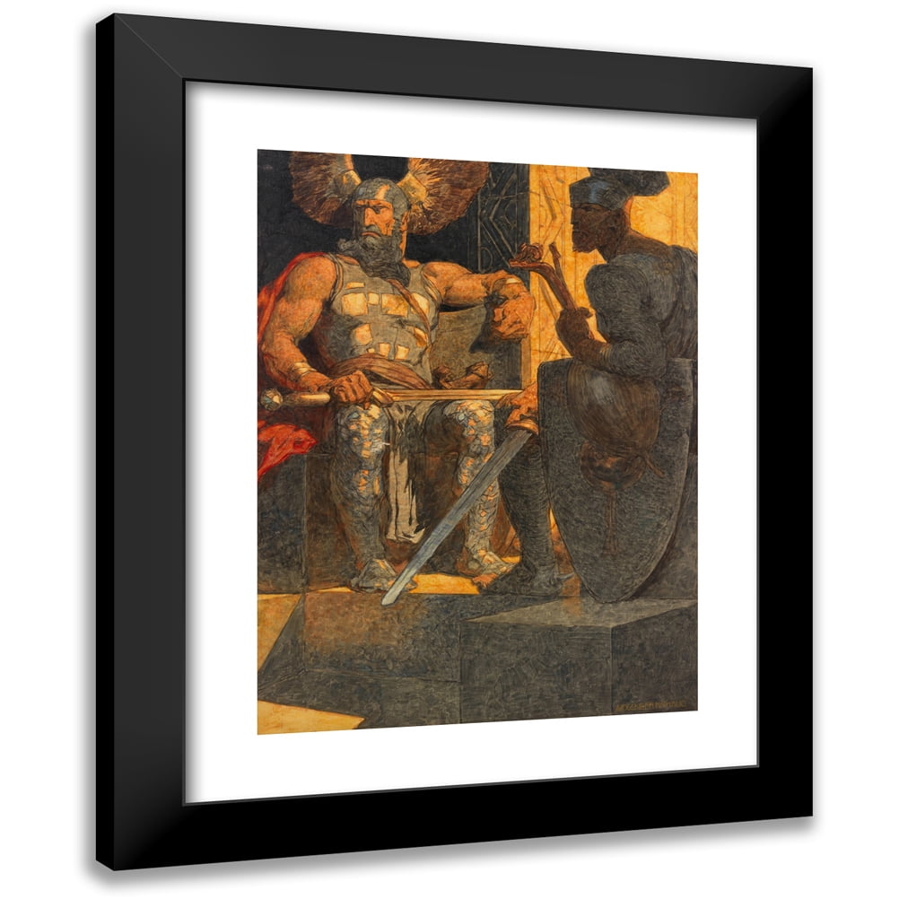 Alexander Rothaug 11x14 Black Modern Framed Museum Art Print Titled ...